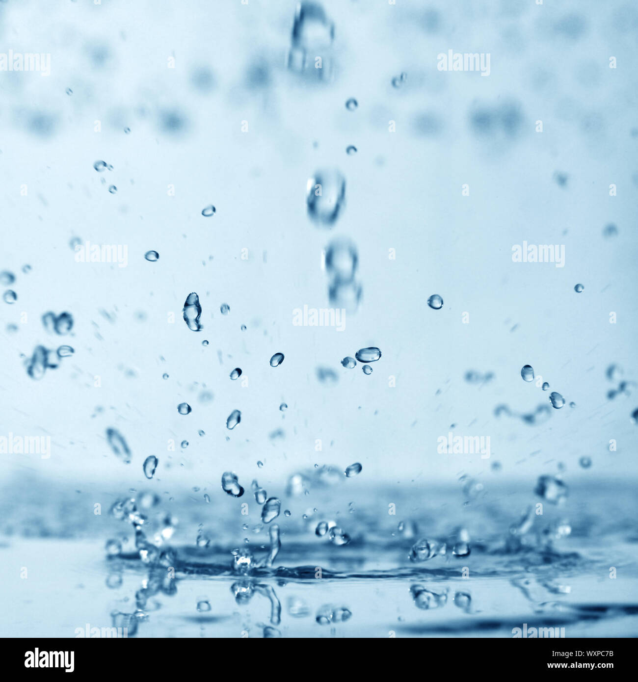 blue water splash nature background Stock Photo - Alamy