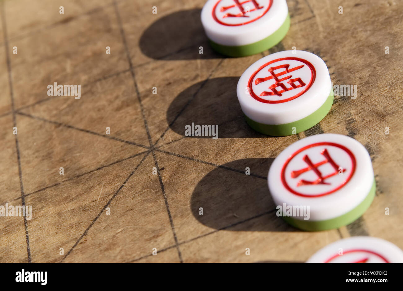 Here are the traditional chinese chess in day Stock Photo - Alamy