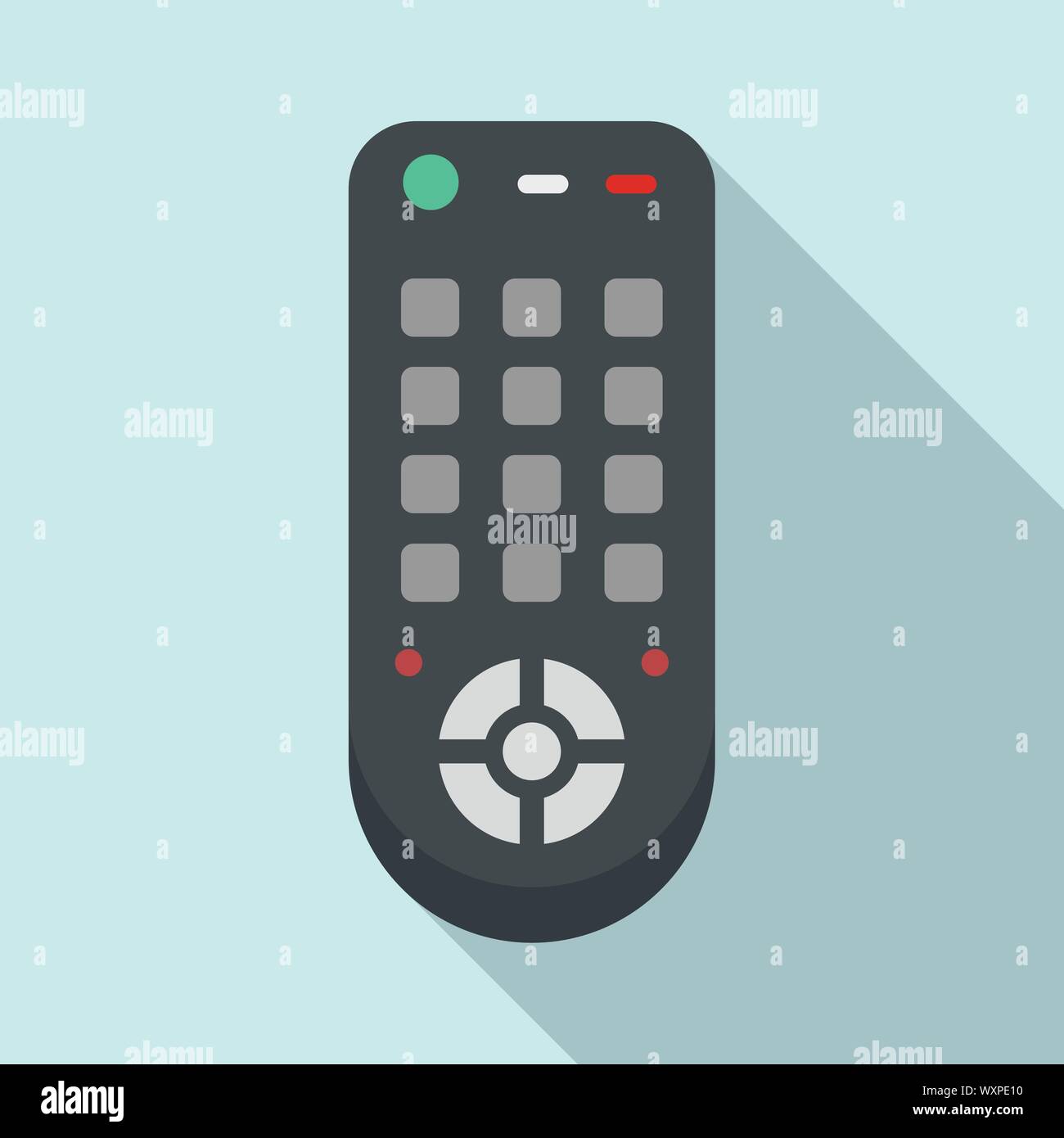 Ir remote control icon. Flat illustration of ir remote control vector ...