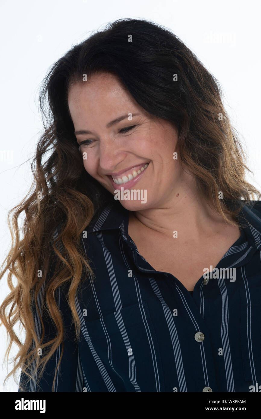 Hamburg, Deutschland. 16th Sep, 2019. Actress Katja FRENZEL plays the ...