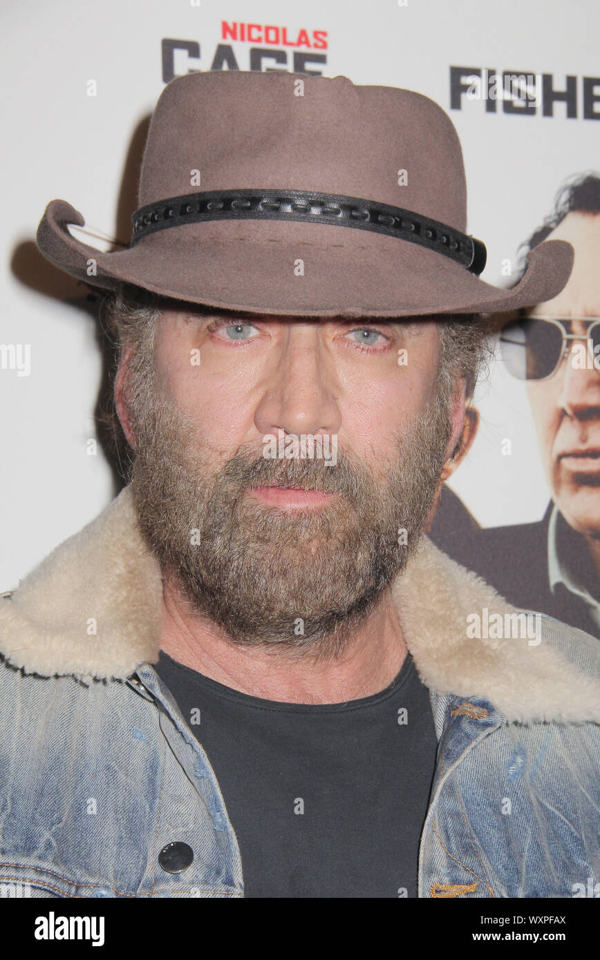 Nicolas Cage 09/16/2019 "Running with the Devil" premiere held at ...