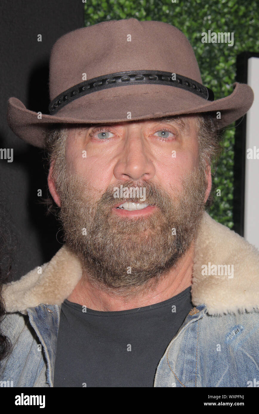 Nicolas Cage 09/16/2019 "Running with the Devil" premiere held at ...