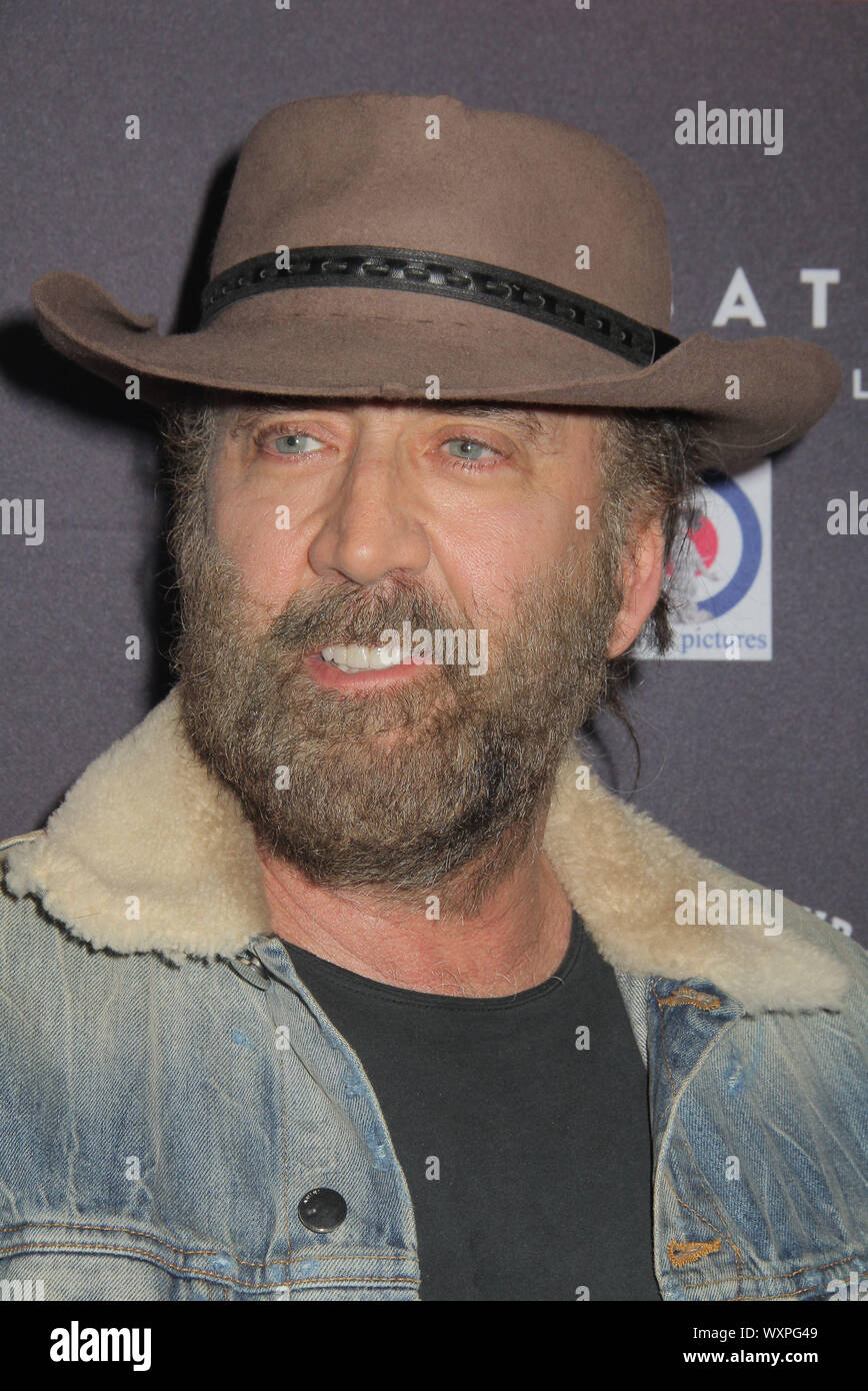 Nicolas Cage 09/16/2019 "Running with the Devil" premiere held at ...