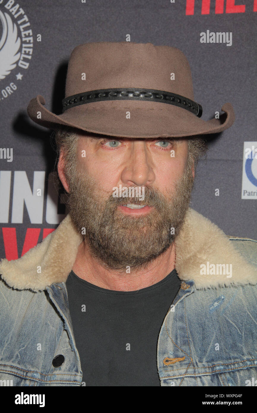 Nicolas Cage 09/16/2019 "Running with the Devil" premiere held at ...