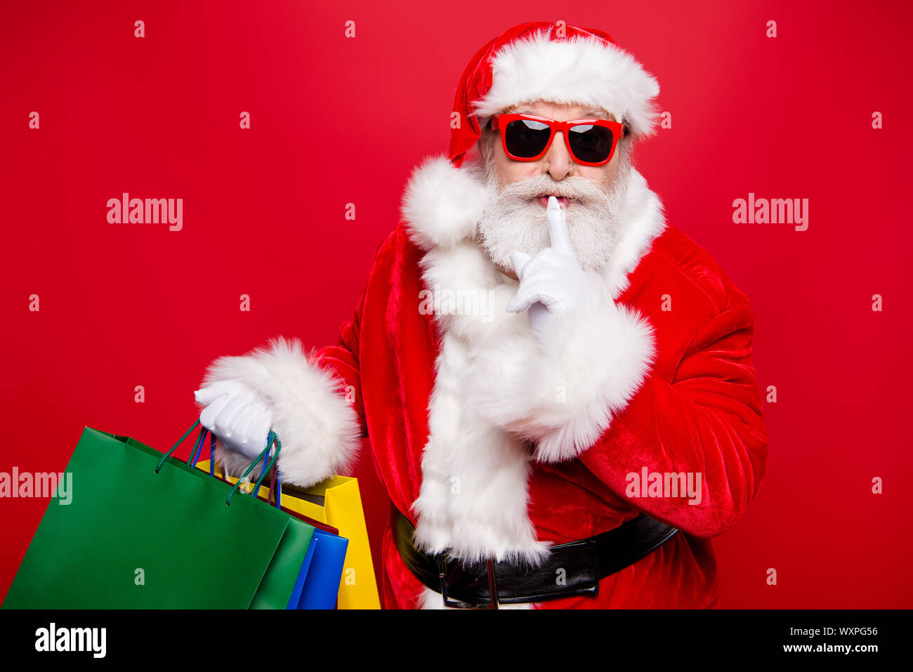 Shhh santa hi-res stock photography and images - Alamy