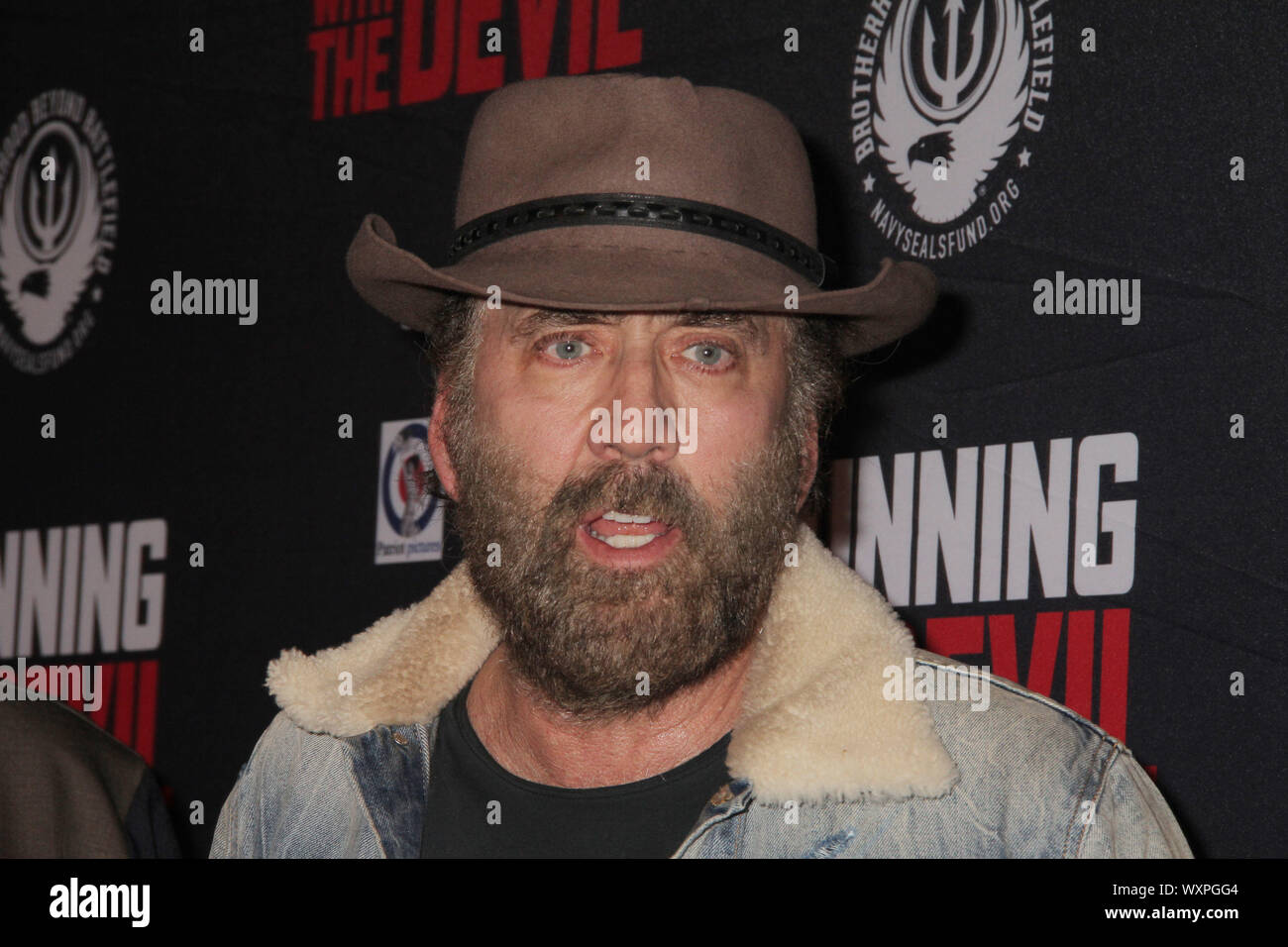 Nicolas Cage 09/16/2019 "Running with the Devil" premiere held at ...