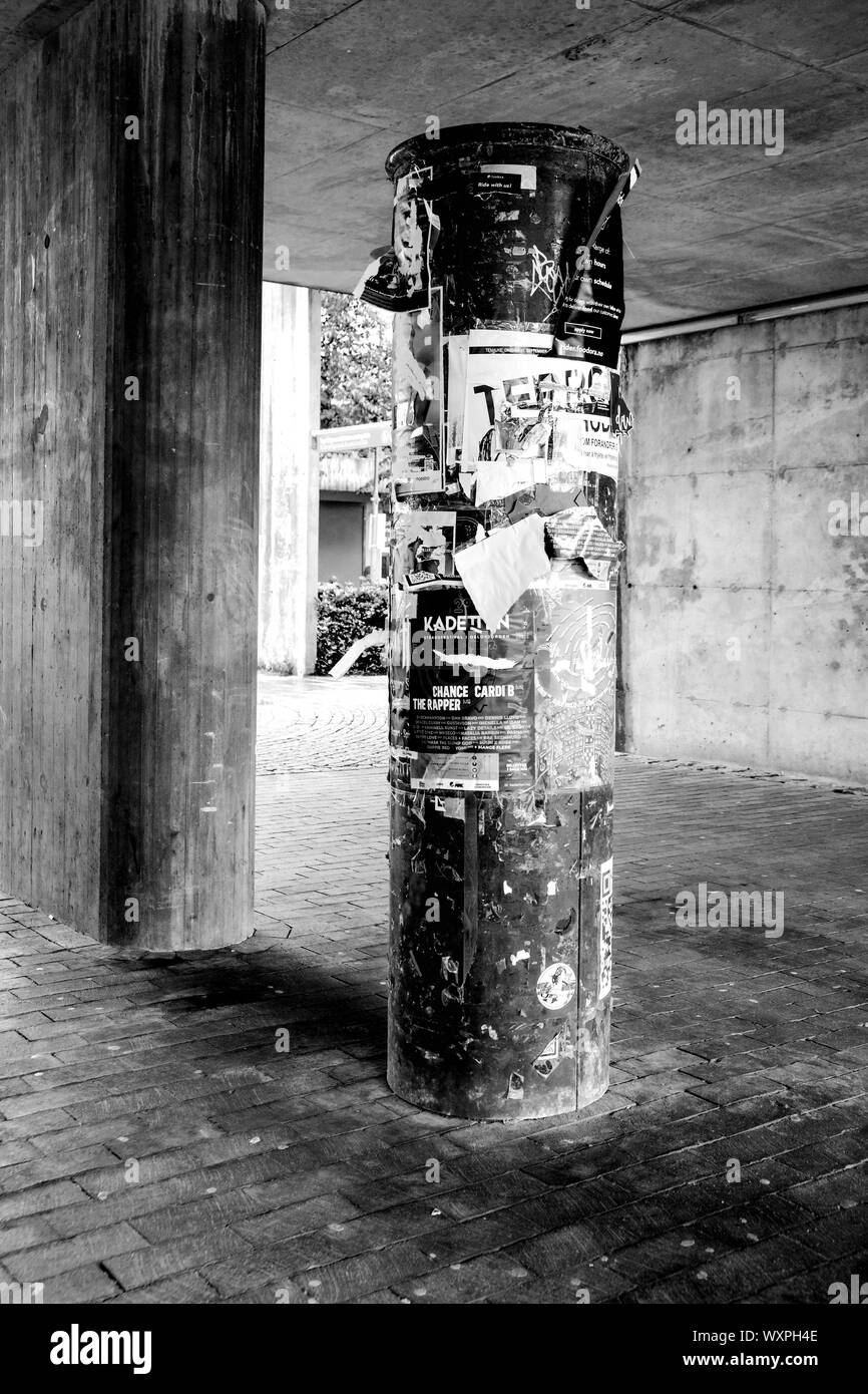 Painted posters Black and White Stock Photos & Images - Alamy