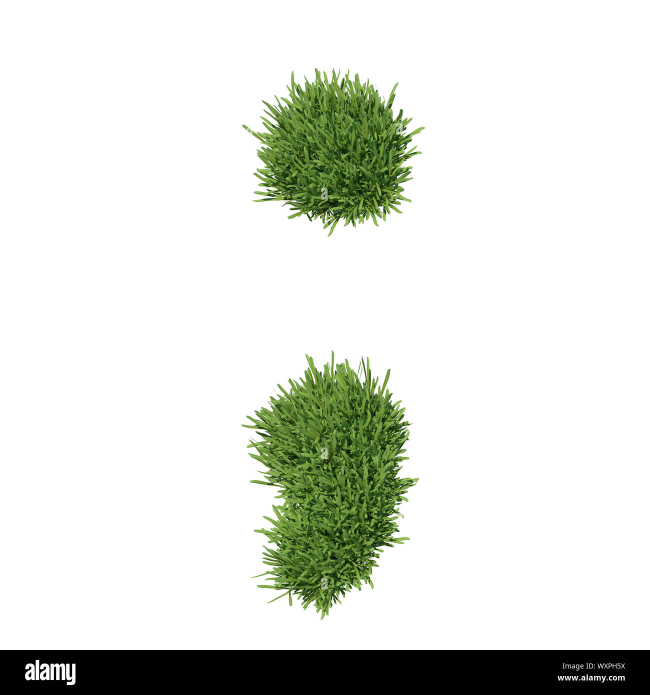 Natural grass letter lowercase hi-res stock photography and images - Alamy