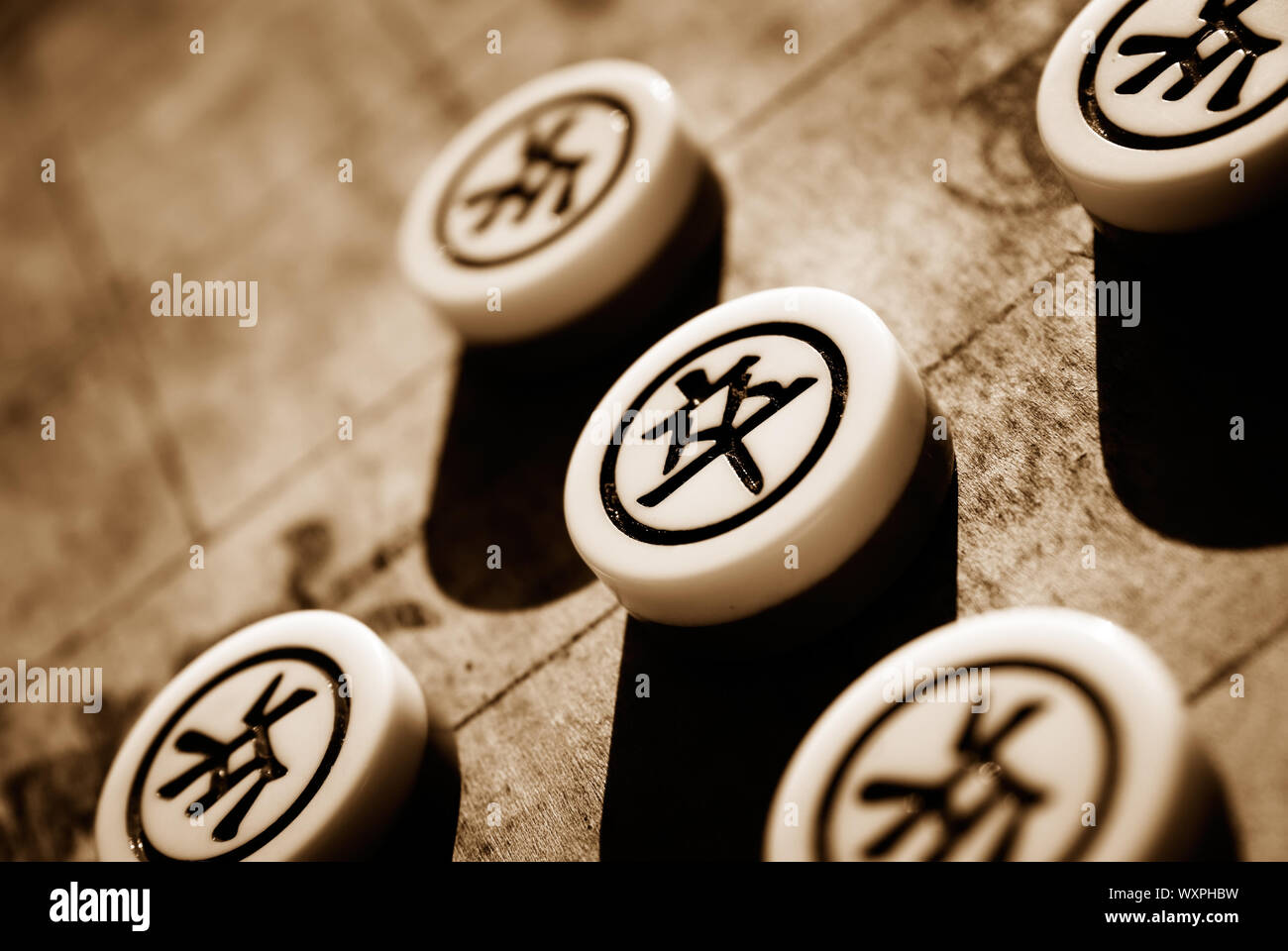 Here are the traditional chinese chess in day Stock Photo - Alamy