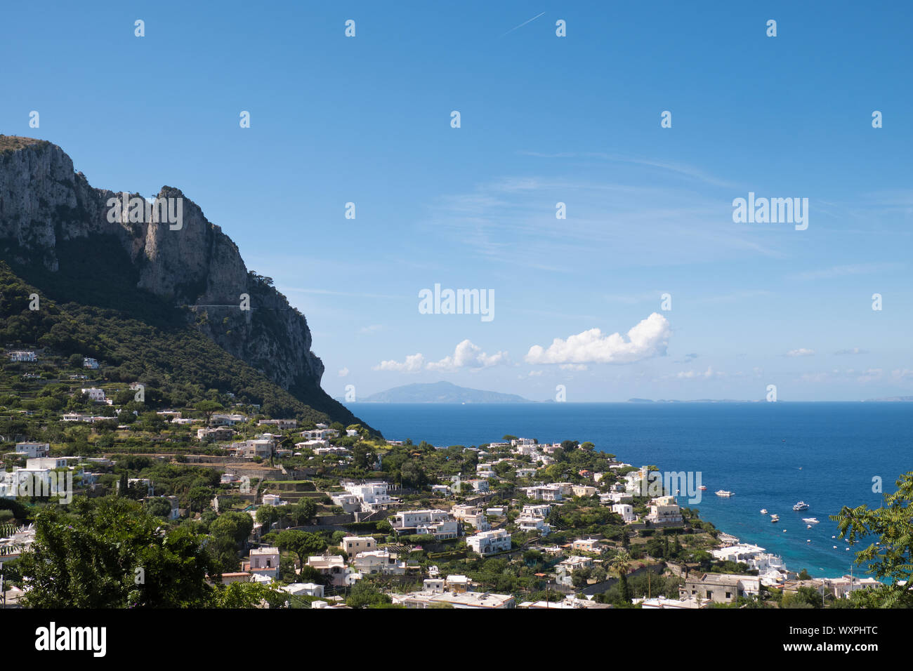 Island of Capri in summer Italy Stock Photo - Alamy