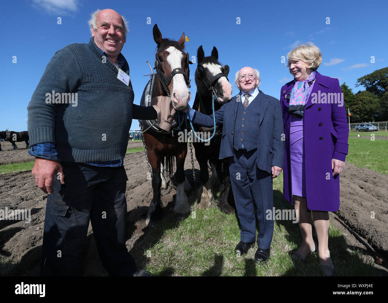 President Michael D Higgins and his wife Sabina meet Roscommon man ...