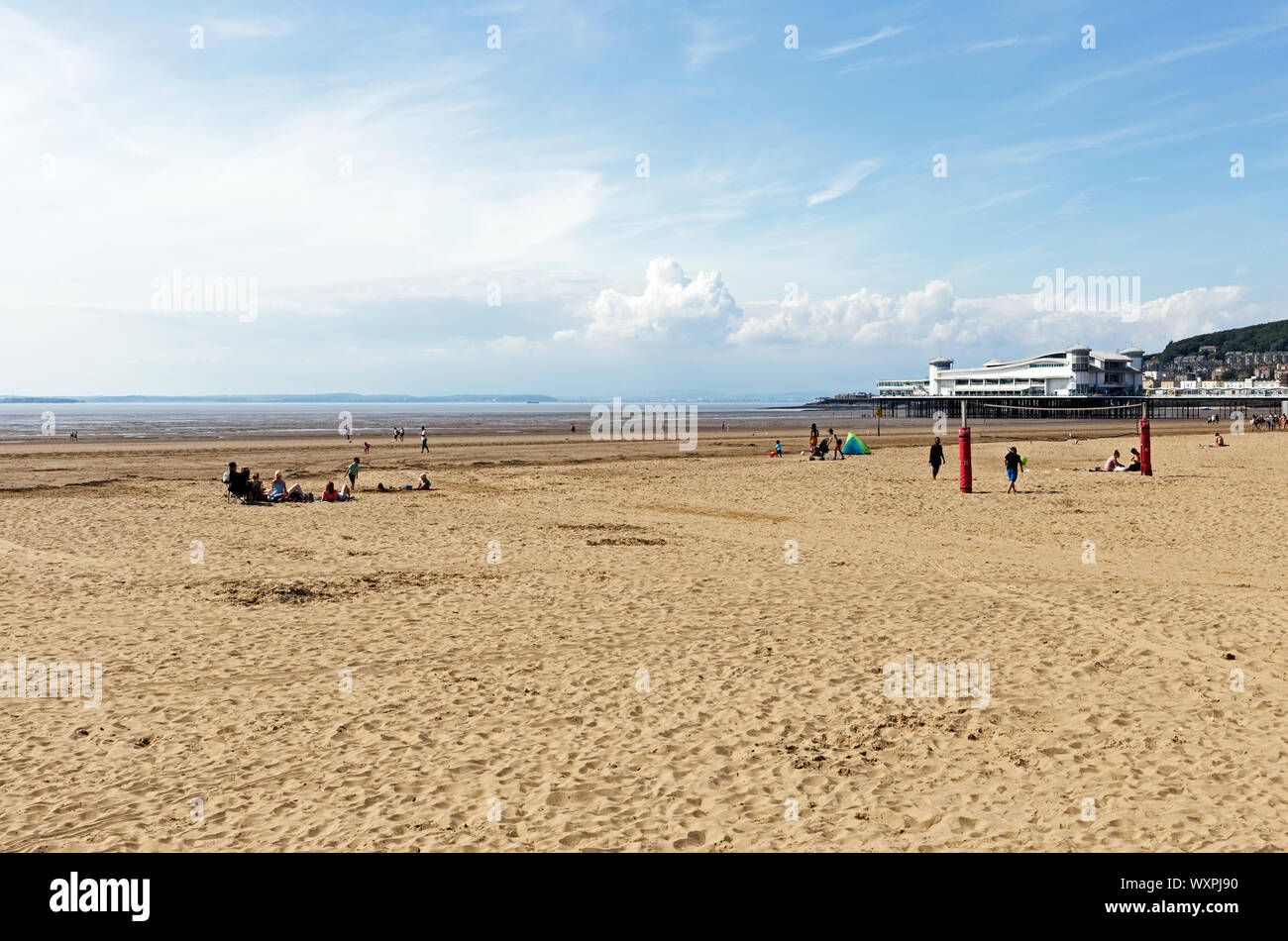 The Grand Pier Is A Pier In Weston Super Mare High Resolution Stock ...