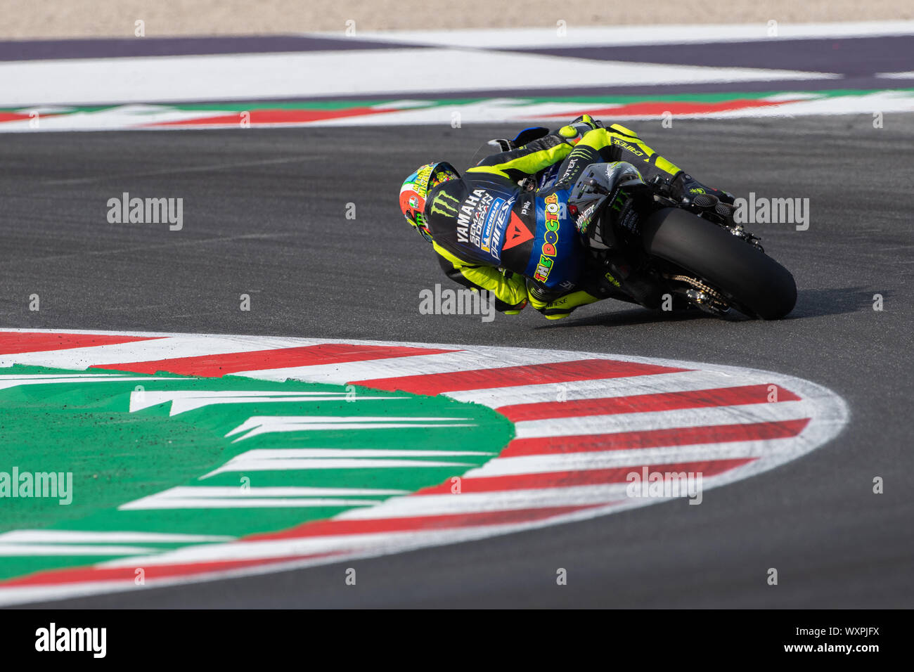 VALENTINO ROSSI, ITALIAN MOTOGP RIDER NUMBER 46 FOR YAMAHA MONSTER TEAM ...
