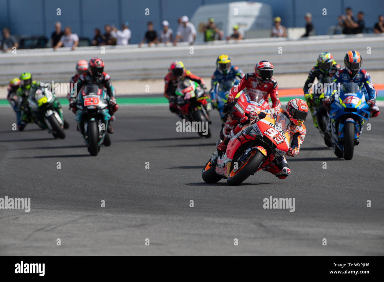 MARC MARQUEZ, SPANISH RIDER AND MOTOGP WORLD CHAMPION WITH NUMBER 93 ...