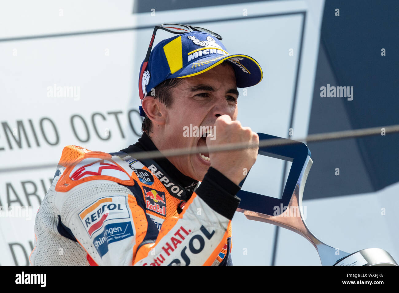 MARC MARQUEZ, SPANISH RIDER AND MOTOGP WORLD CHAMPION WITH NUMBER 93 ...