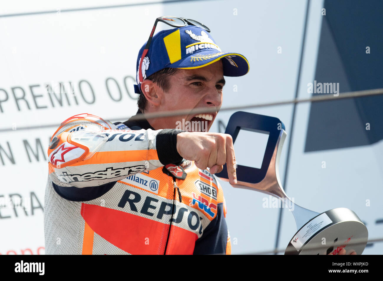 MARC MARQUEZ, SPANISH RIDER AND MOTOGP WORLD CHAMPION WITH NUMBER 93 ...