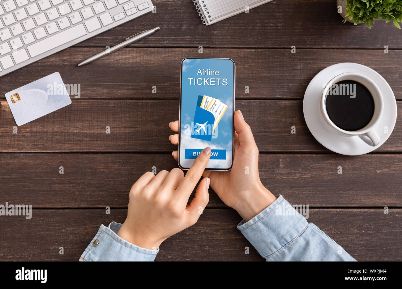 Booking in touchscreen hi-res stock photography and images - Alamy
