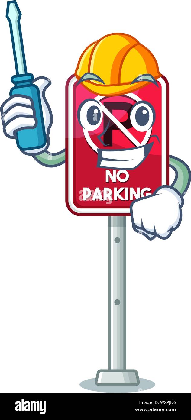 Automotive no parking the cartoon side road Stock Vector Image & Art ...