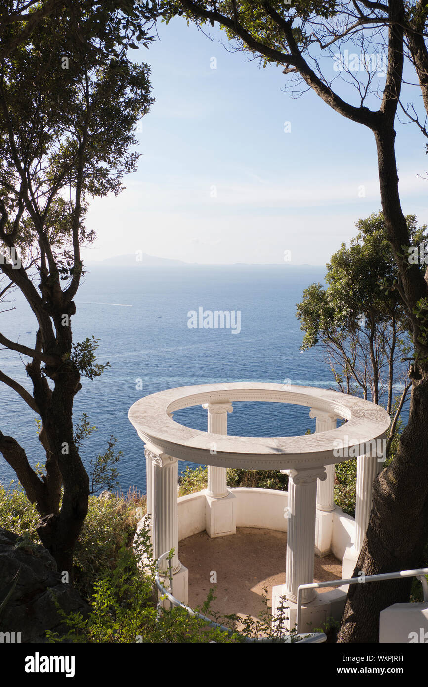 Villa Lysis home of Jacques Fersen in the Island of Capri in summer ...