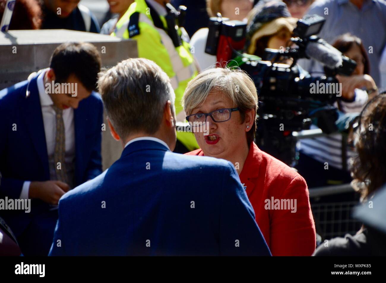 SNP MP joanna cherry outside supreme court of the united kingdom london ...