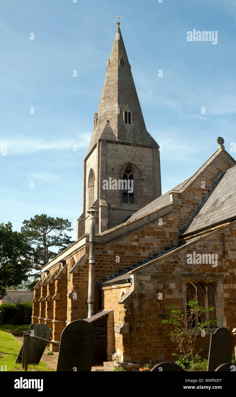St. John the Baptist Church, Billesdon, Leicestershire, England, UK ...