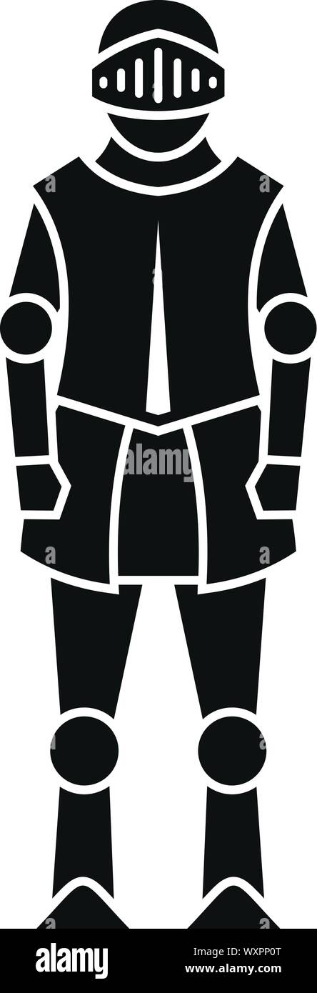 Medieval knight icon. Simple illustration of medieval knight vector ...