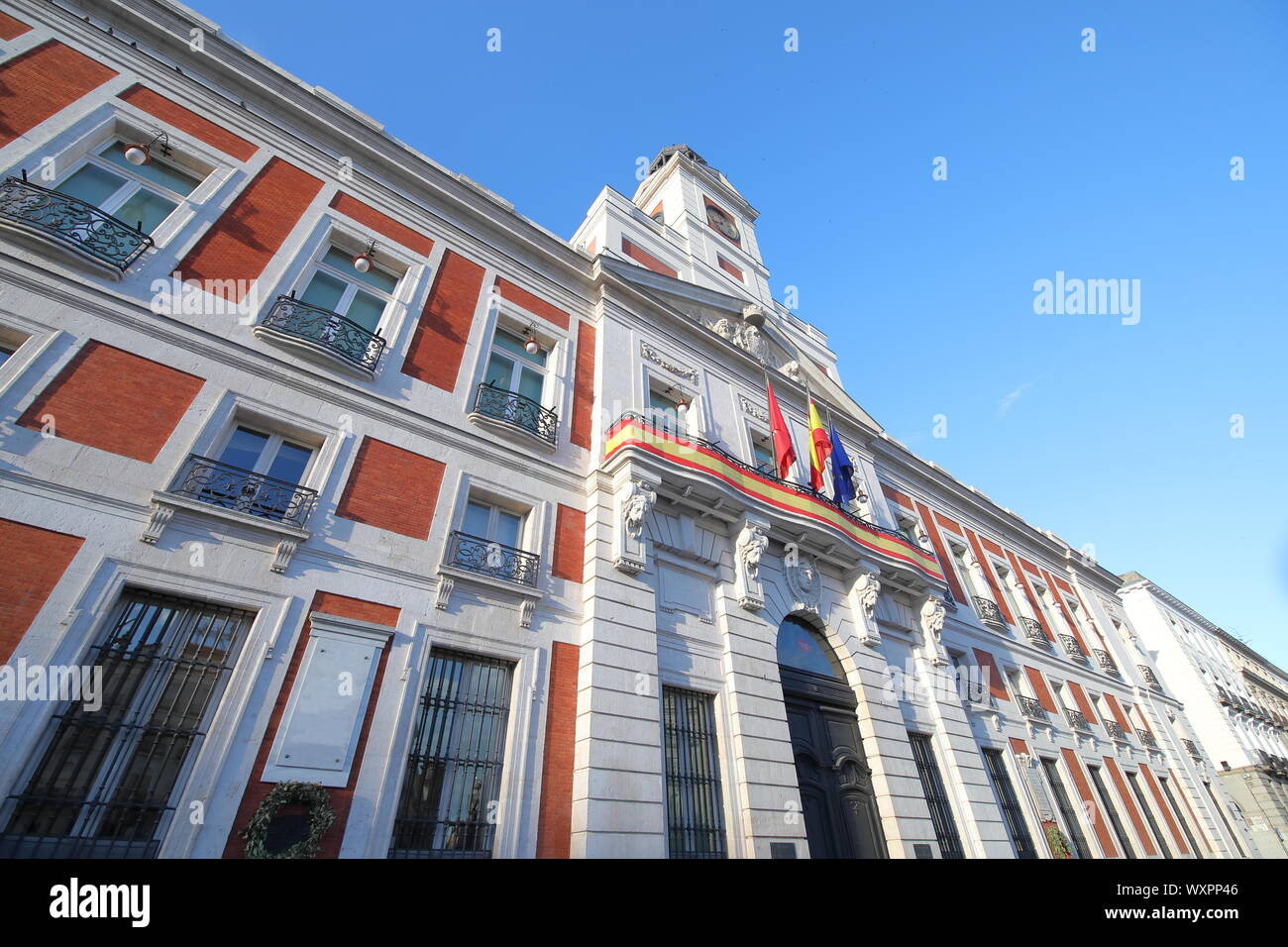 Royal House of the post office in Madrid Spain Stock Photo - Alamy