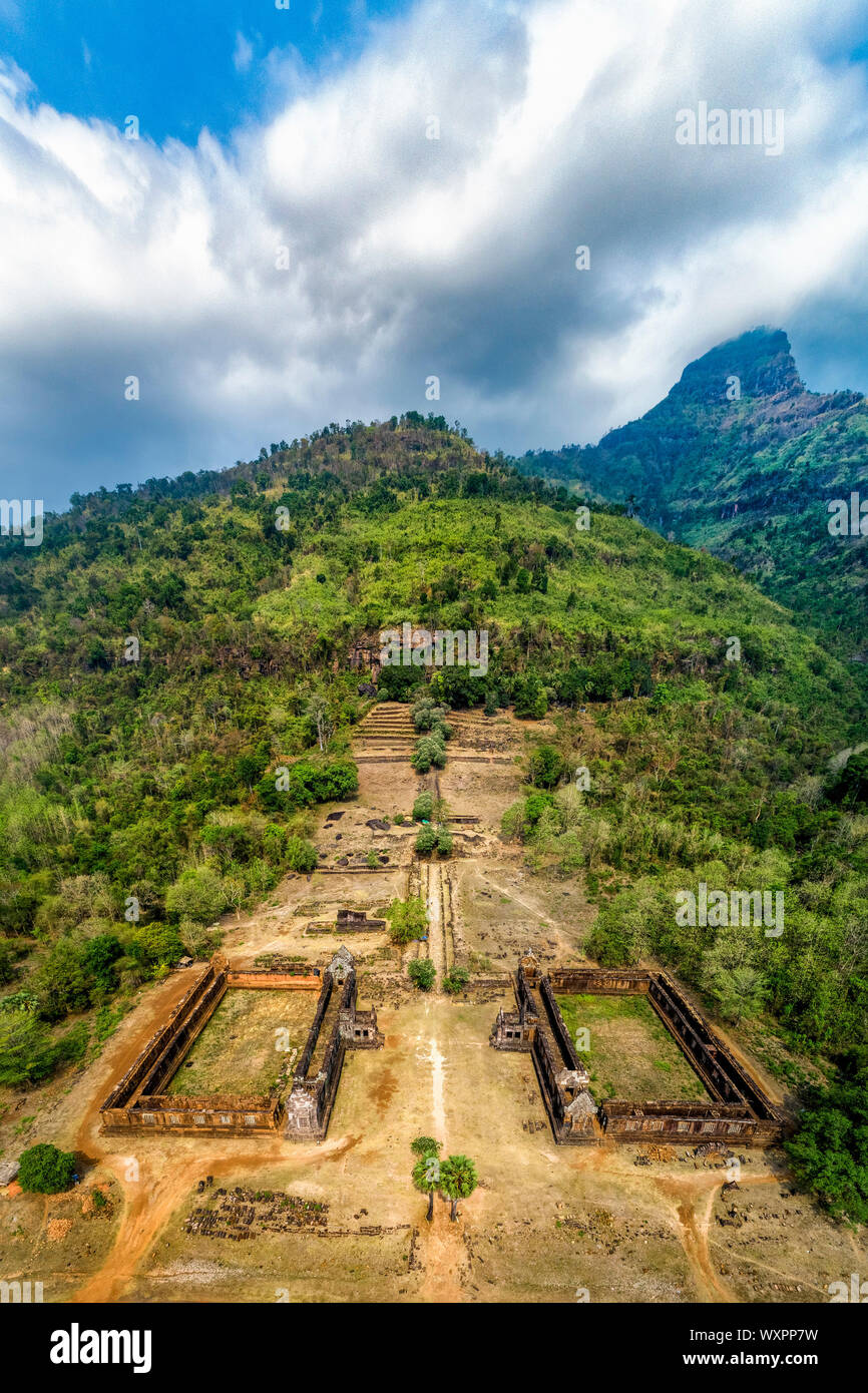 Wat Phou is a relic of a Khmer temple complex in southern Laos. Wat ...
