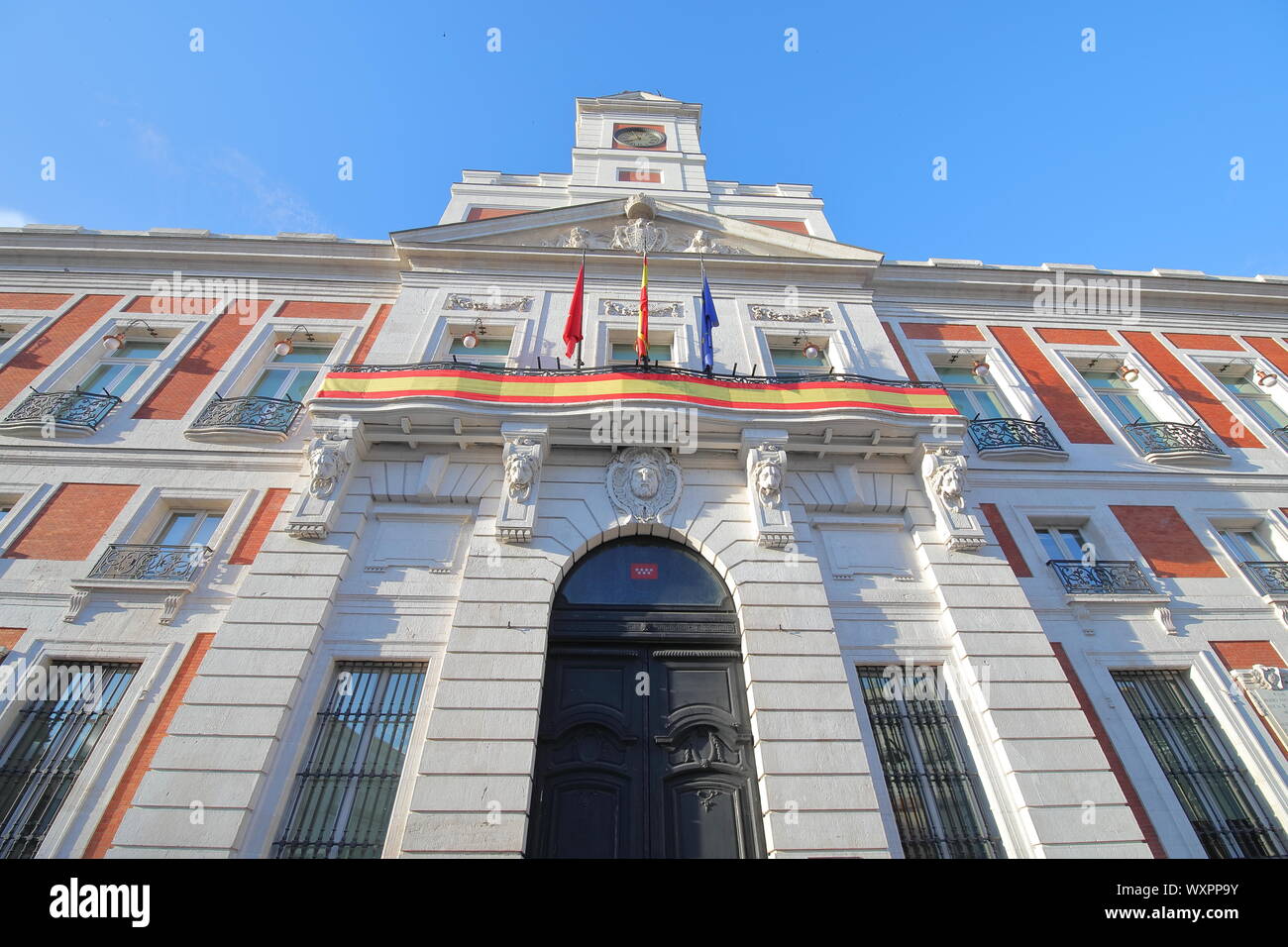 Royal House of the post office in Madrid Spain Stock Photo - Alamy