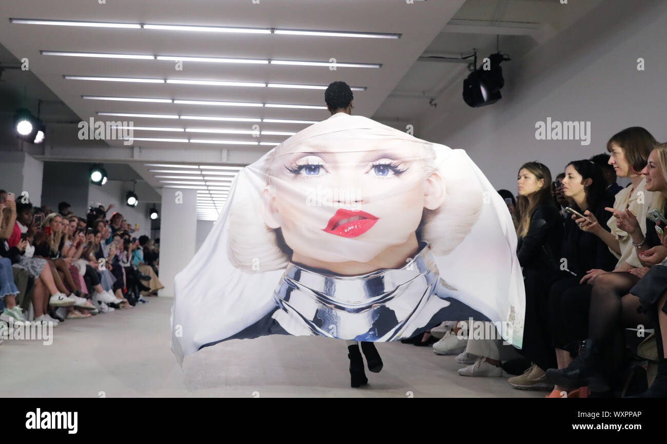 Models on the catwalk of Bobby Abley Spring/Summer 2020 London Fashion ...