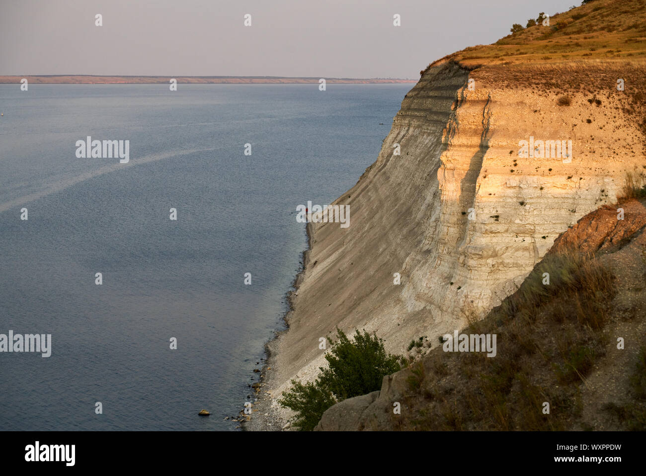 Beautiful view of Stepan Razin rock, Volga river Stock Photo - Alamy