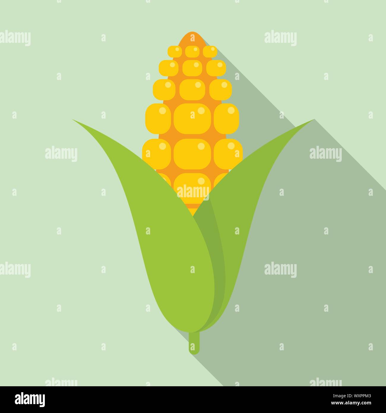 Agriculture corn icon. Flat illustration of agriculture corn vector ...