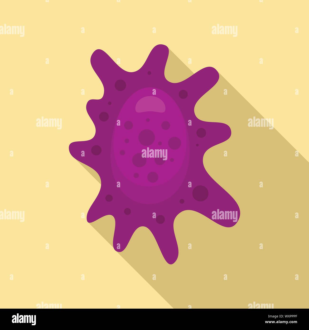 Bacterium icon. Flat illustration of bacterium vector icon for web ...