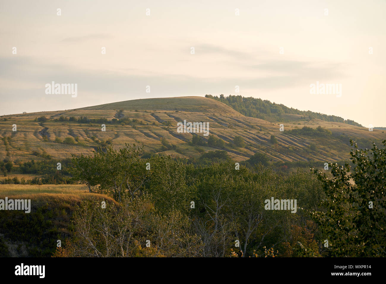 Amazing landscape with sky, cliff, mountains, road Stock Photo - Alamy