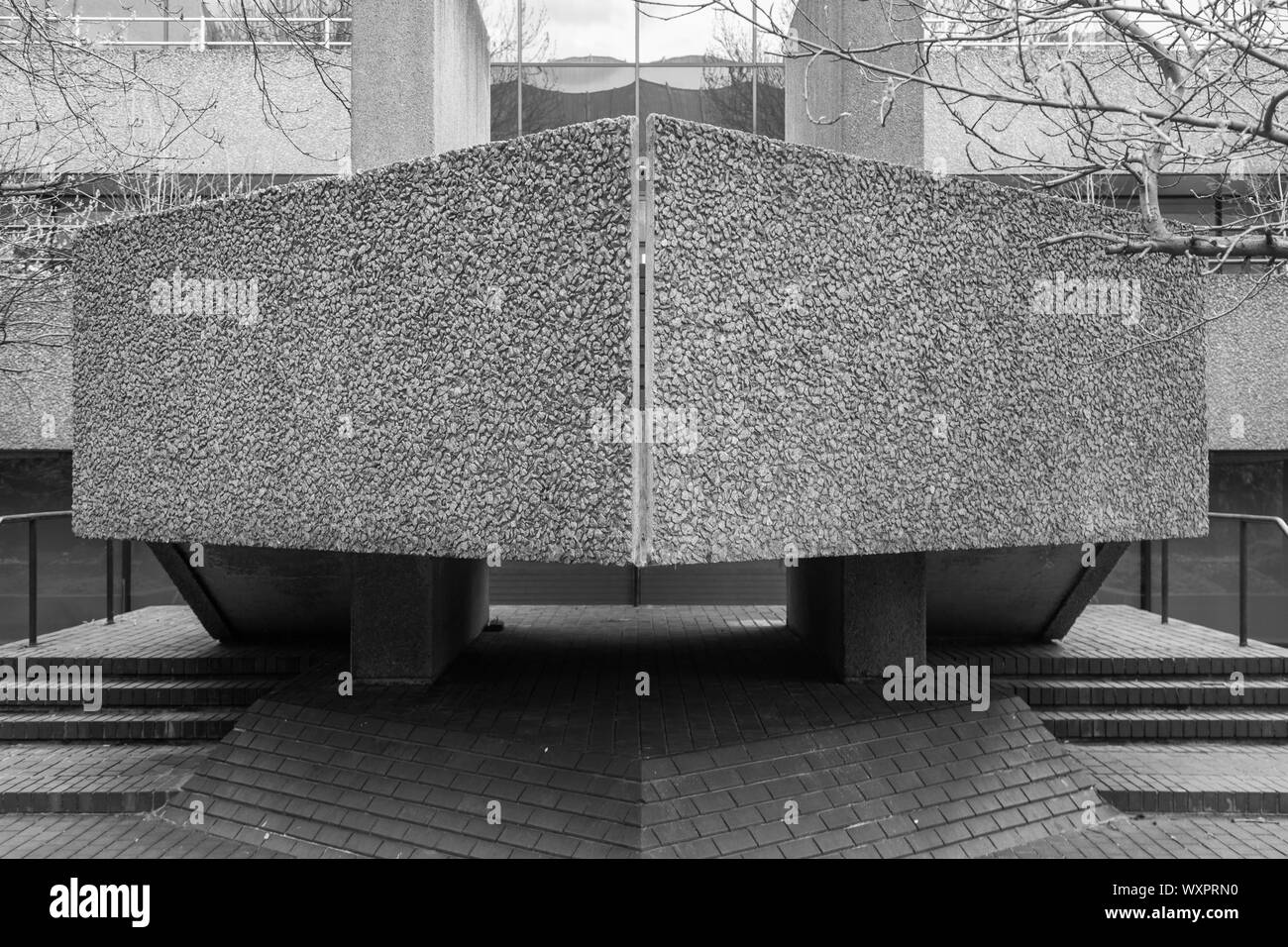 Brutalist architecture concrete stairs hi-res stock photography and ...