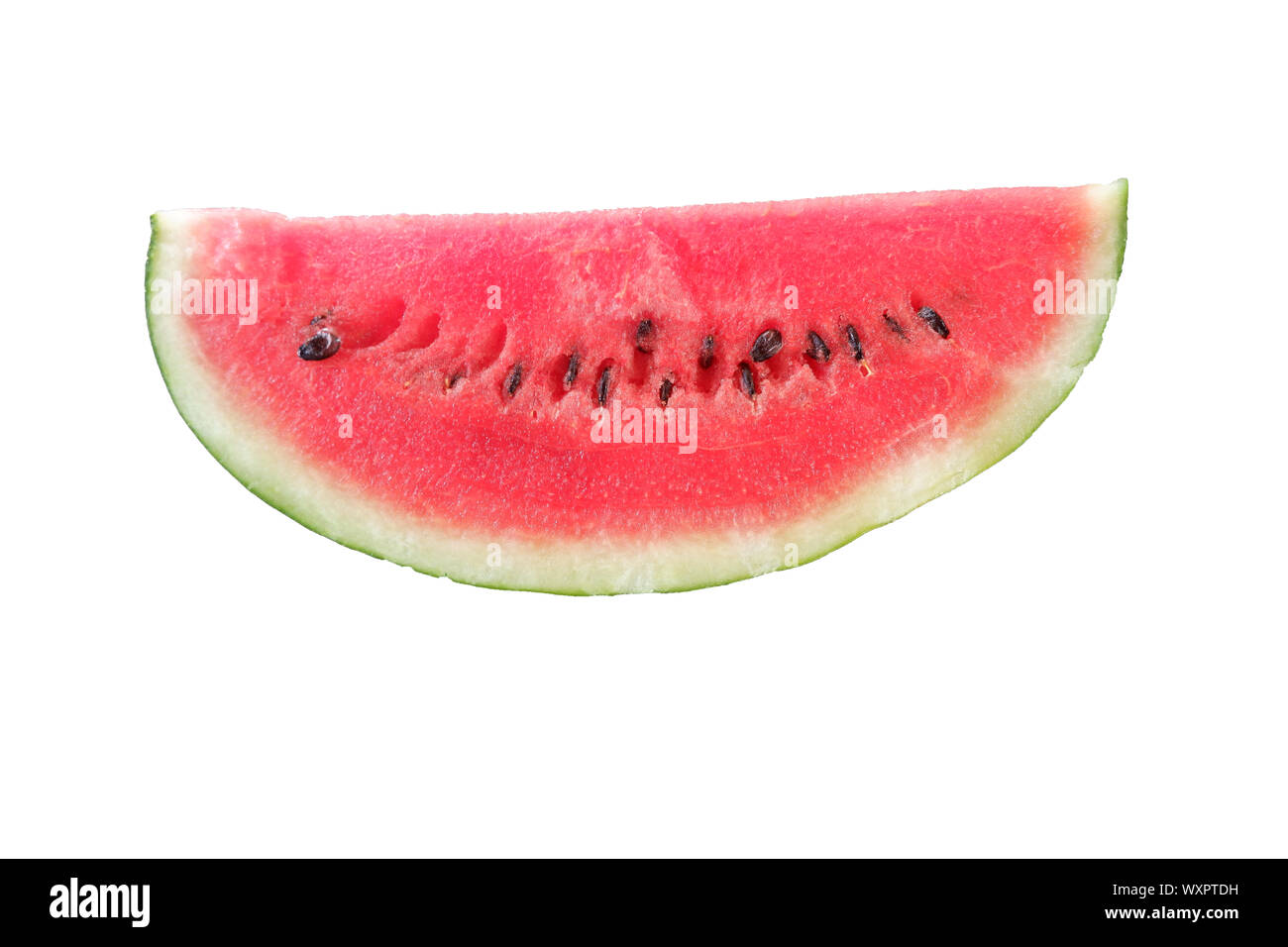 Fresh chopped watermelon on a white background Stock Photo - Alamy