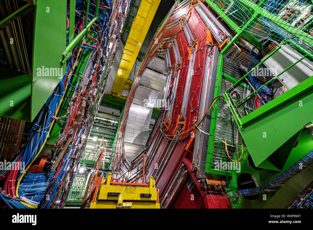 Cern cms detector hi-res stock photography and images - Alamy