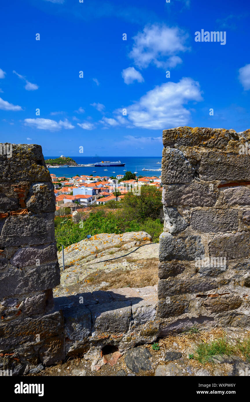 Myrina port hi-res stock photography and images - Alamy