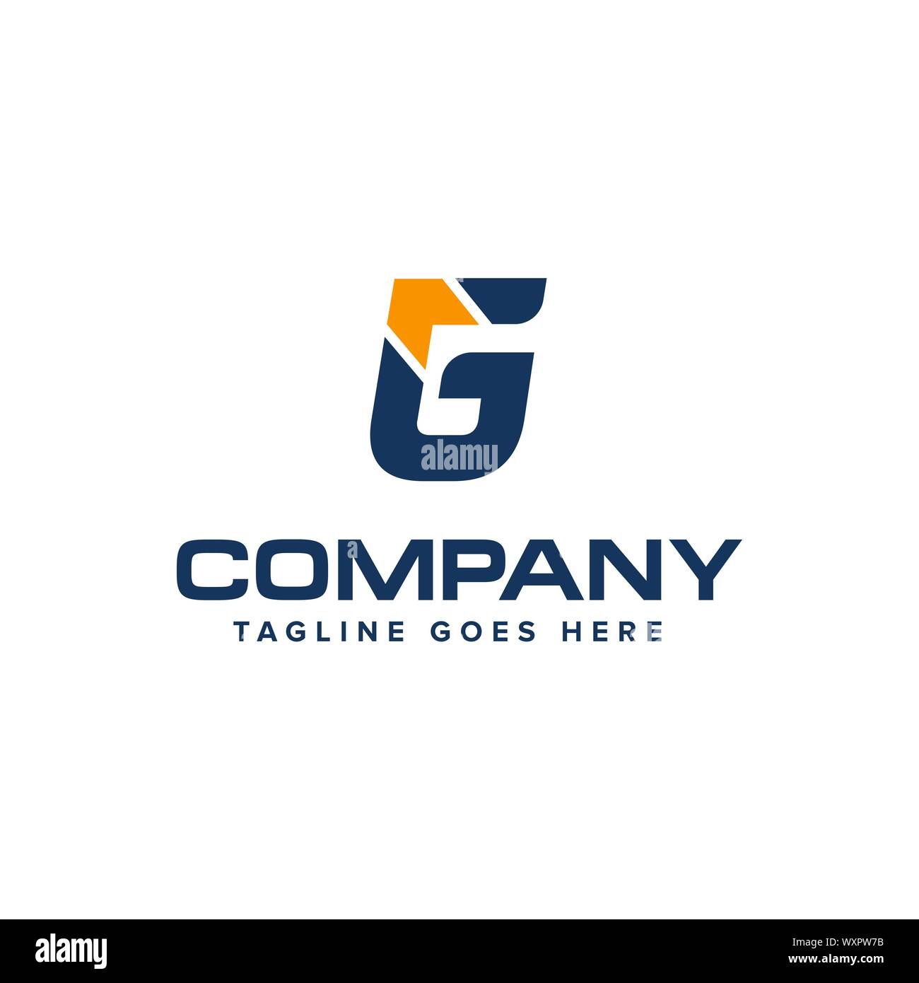 Letter G and arrow logo design vector. Abstract logo design Stock ...