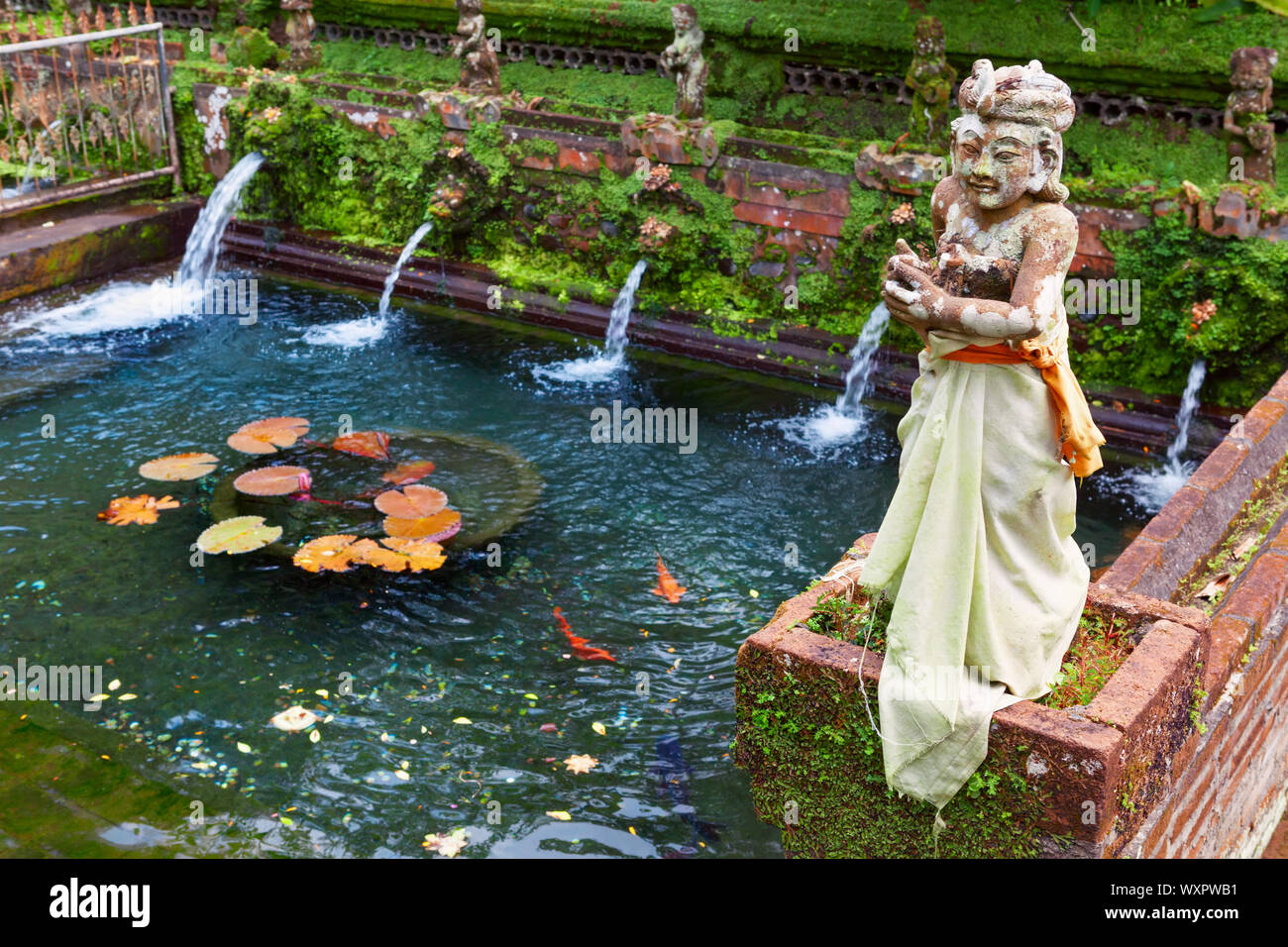Gunung Kawi Sebatu hindu temple with holy water natural spring, pools ...