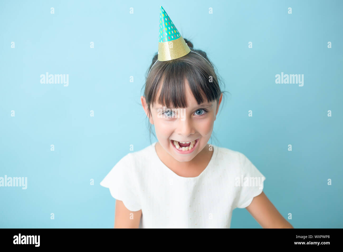 Girl at Fun party Stock Photo - Alamy