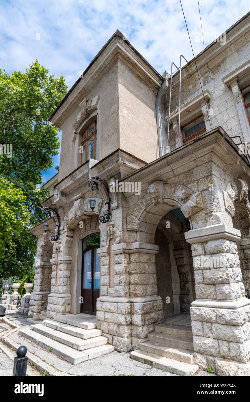 Fredericks Palace - manor house. historical attraction, Crimea Stock ...