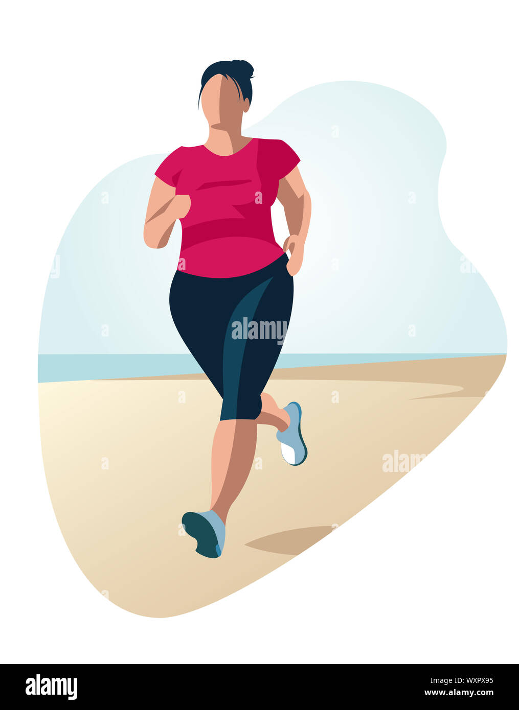 Overweight training Cut Out Stock Images & Pictures - Alamy