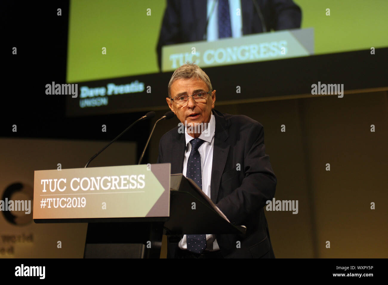 Speech tuc conference brighton centre hi-res stock photography and ...