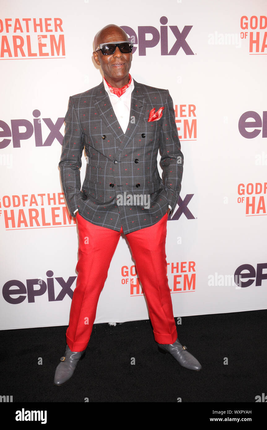 Daniel Day attends the Godfather of Harlem screening at the Apollo ...