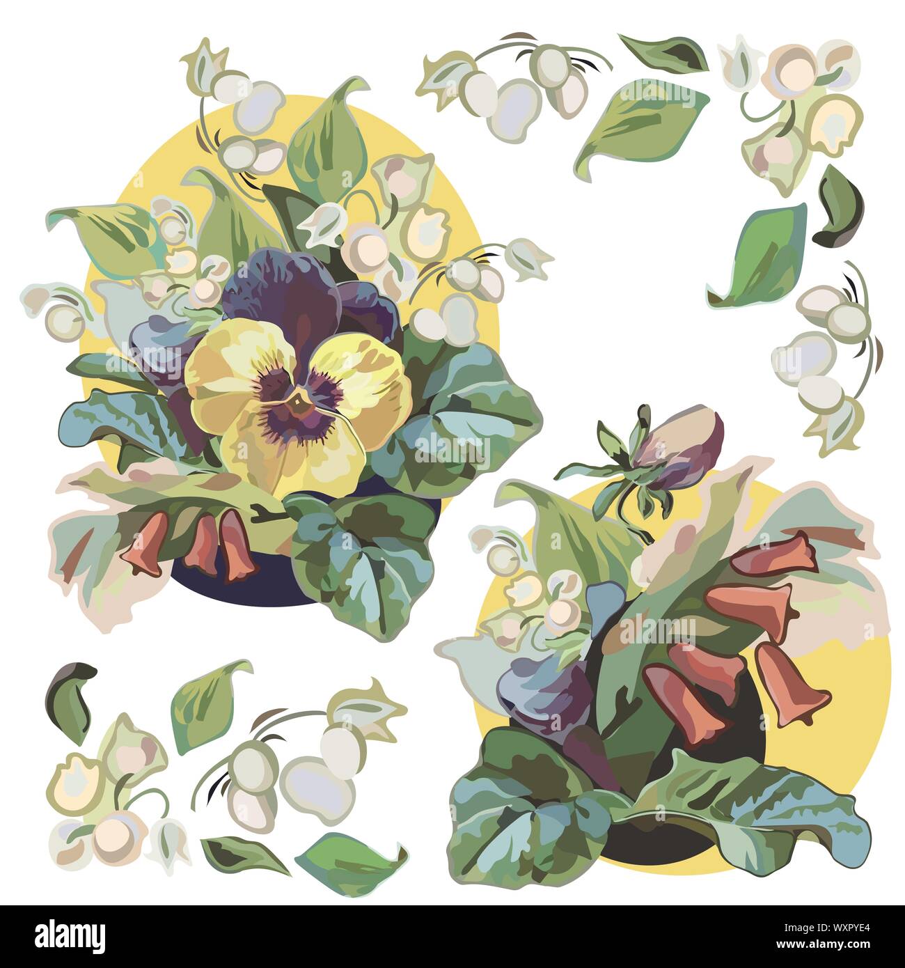 Dove Flower Design