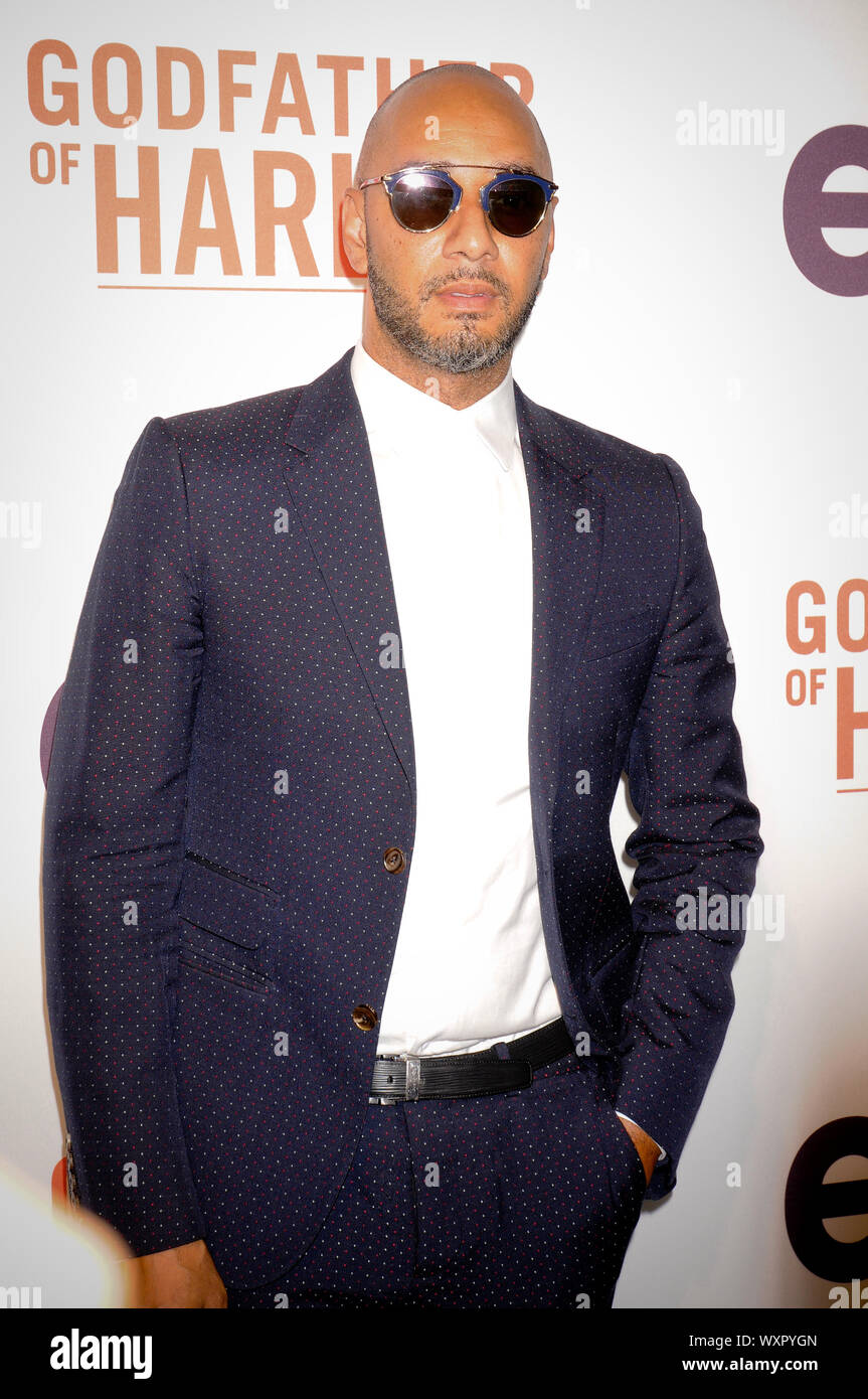Swizz Beatz (Kasseem Dean) attends the Godfather of Harlem screening at ...