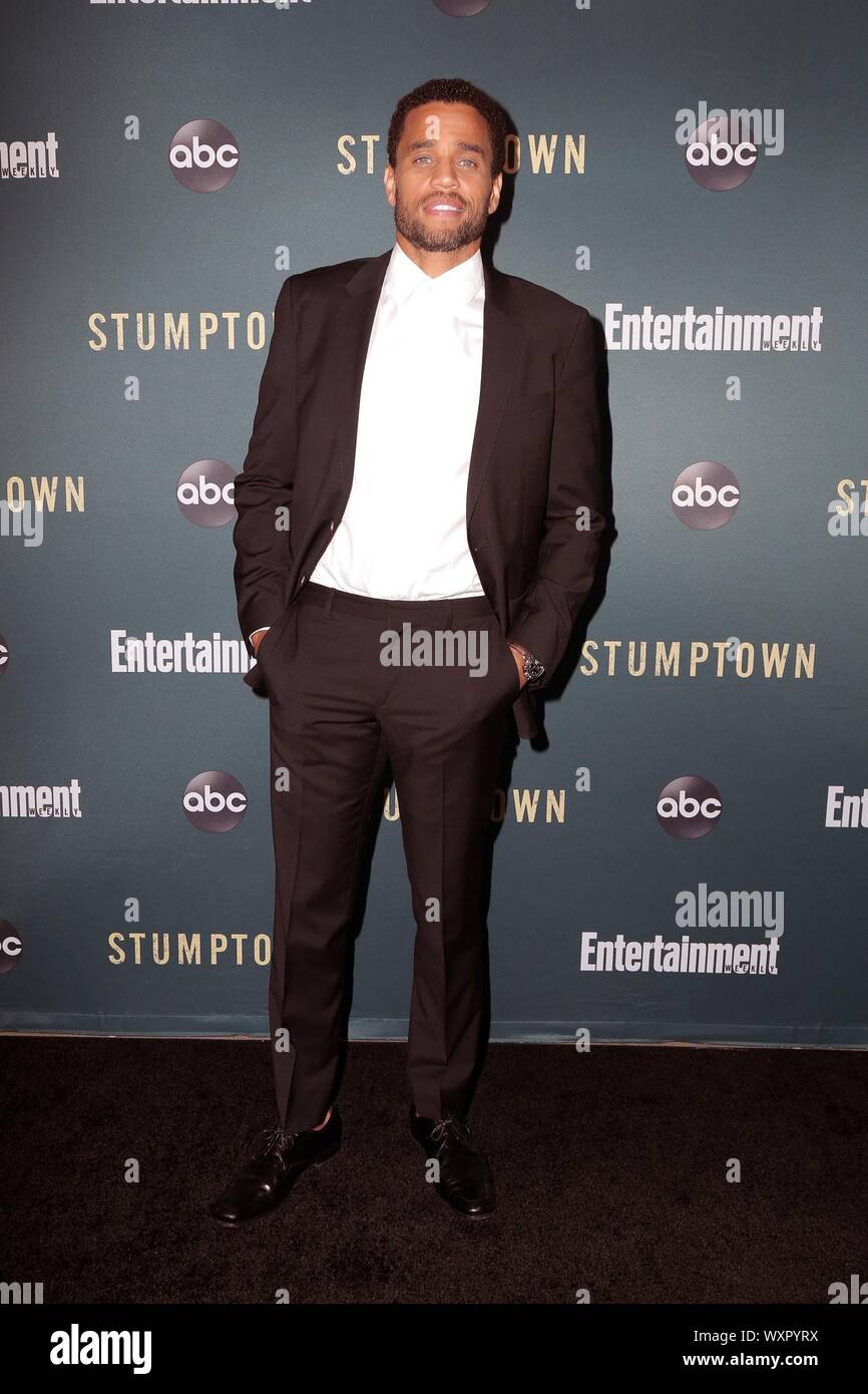 Los Angeles, CA. 16th Sep, 2019. Michael Ealy at arrivals for STUMPTOWN ...
