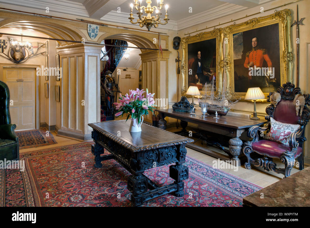 Sir Benjamin Slade, the 7th.baronet at his home, Maunsell House ...