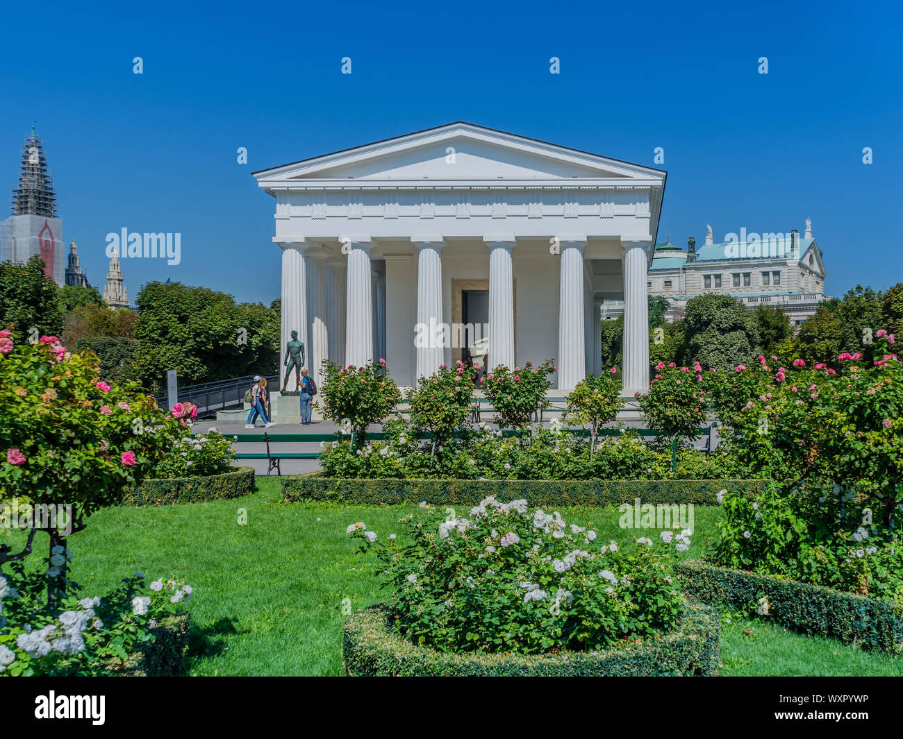 Temple of Theseus in the Volksgarten, Vienna, Austria Stock Photo - Alamy
